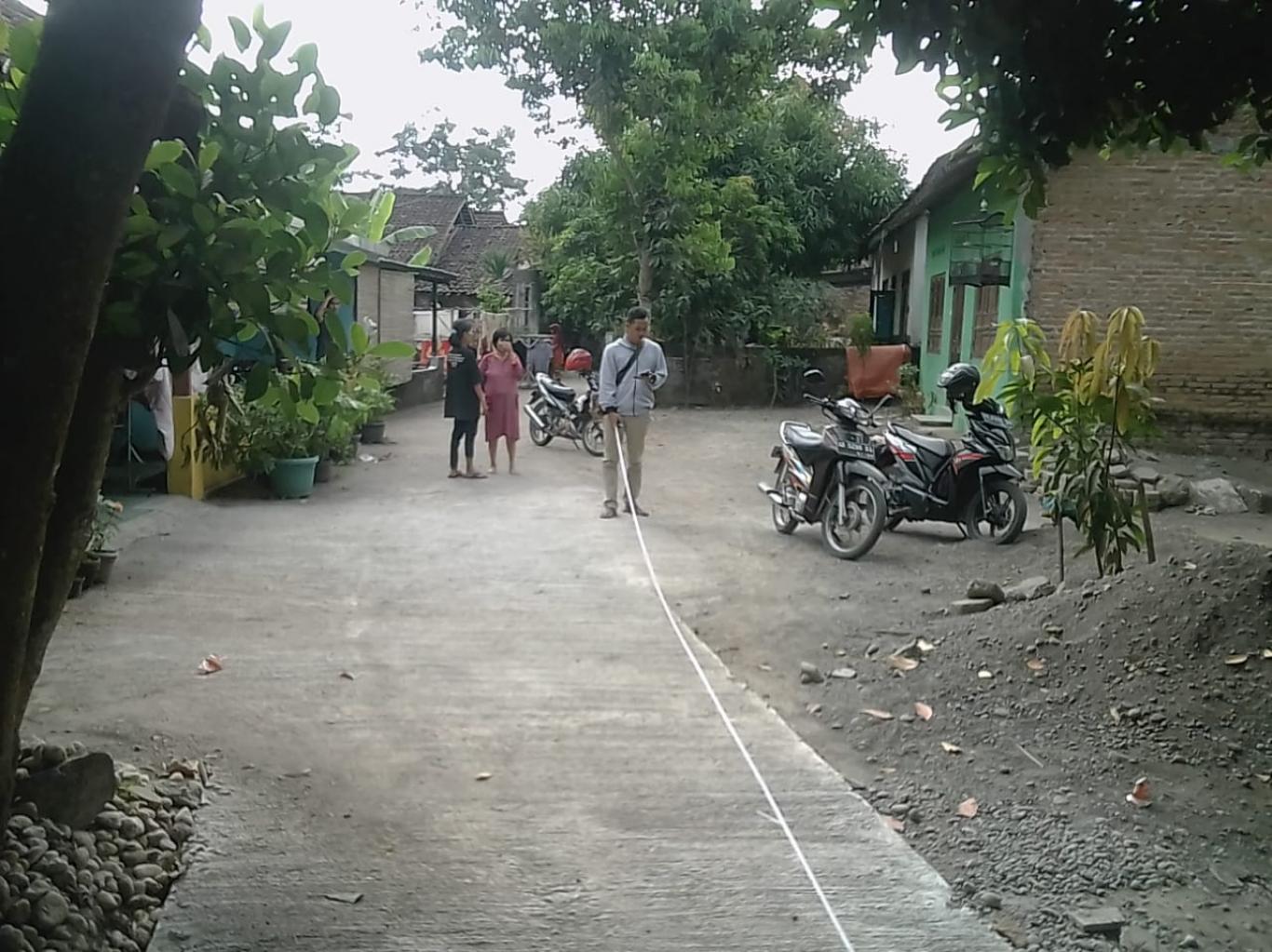 TPK Desa tirtonirmolo Pastikan Pekerjaan Sesuai Spesifikasi dan Volume ...